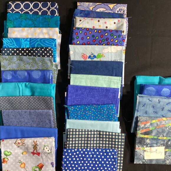 Art | 28 Blue Fat Quarters 7 Yards | Poshmark